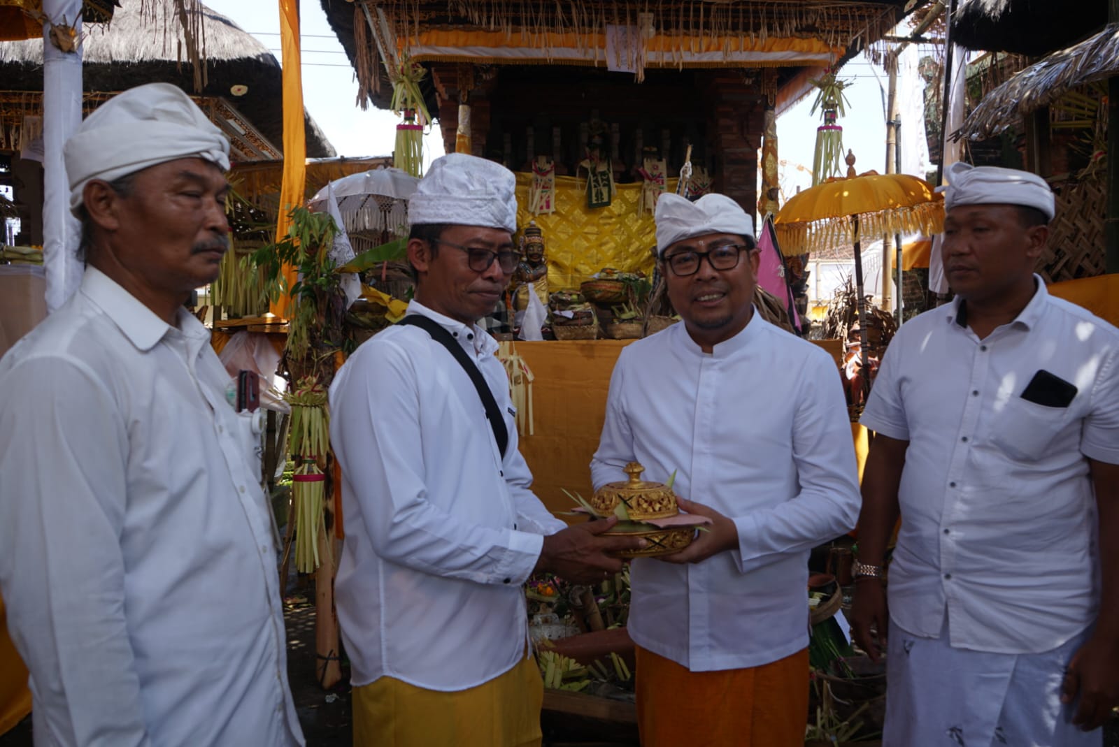 Wakil Wali Kota Kadek Agus Arya Wibawa Hadiri Upacara Mecaru Rsi Gana ...